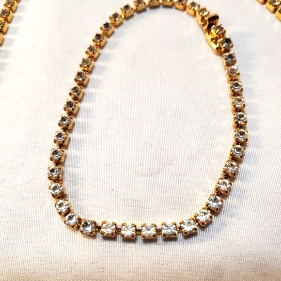 Monet | Jewelry | Monet Crystal Rhinestone Gold Jewelry Set Vintage ...